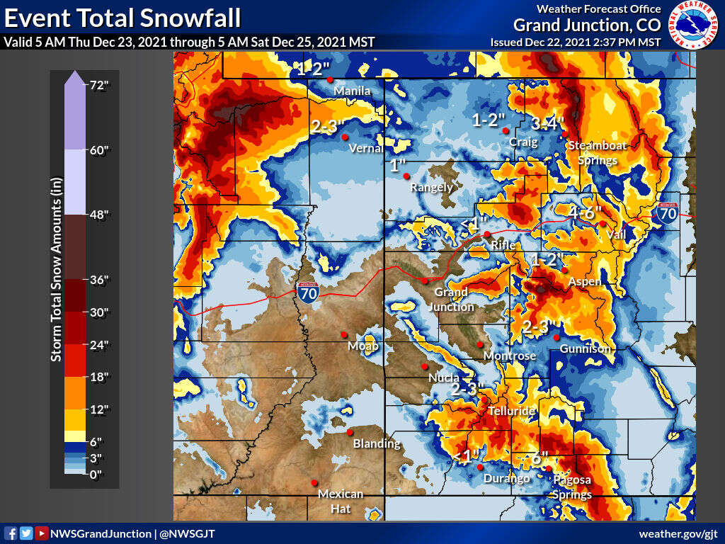 Winter storm warning issued for Vail, Eagle County | VailDaily.com
