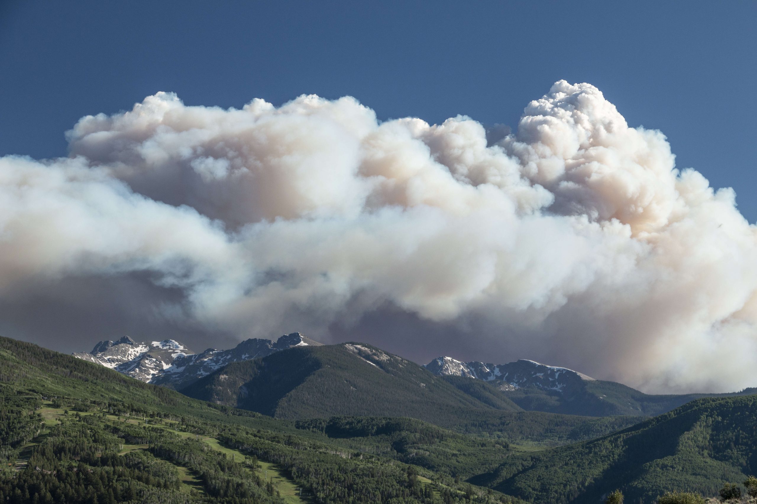 Sylvan Fire photos: Images of wildland blaze burning near Eagle ...