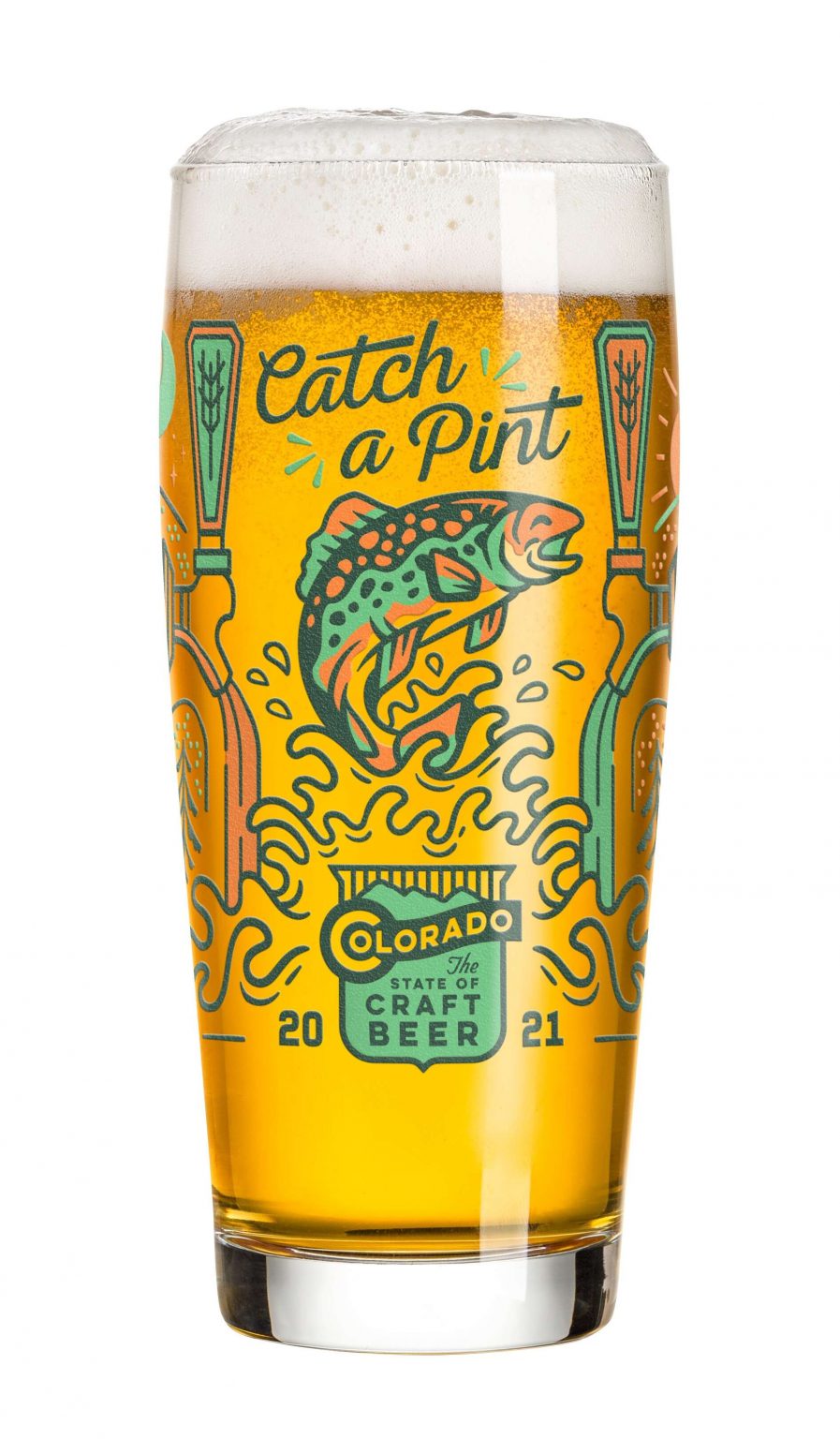 This year’s Colorado Pint Day glasses feature “Catch a Pint” theme ...
