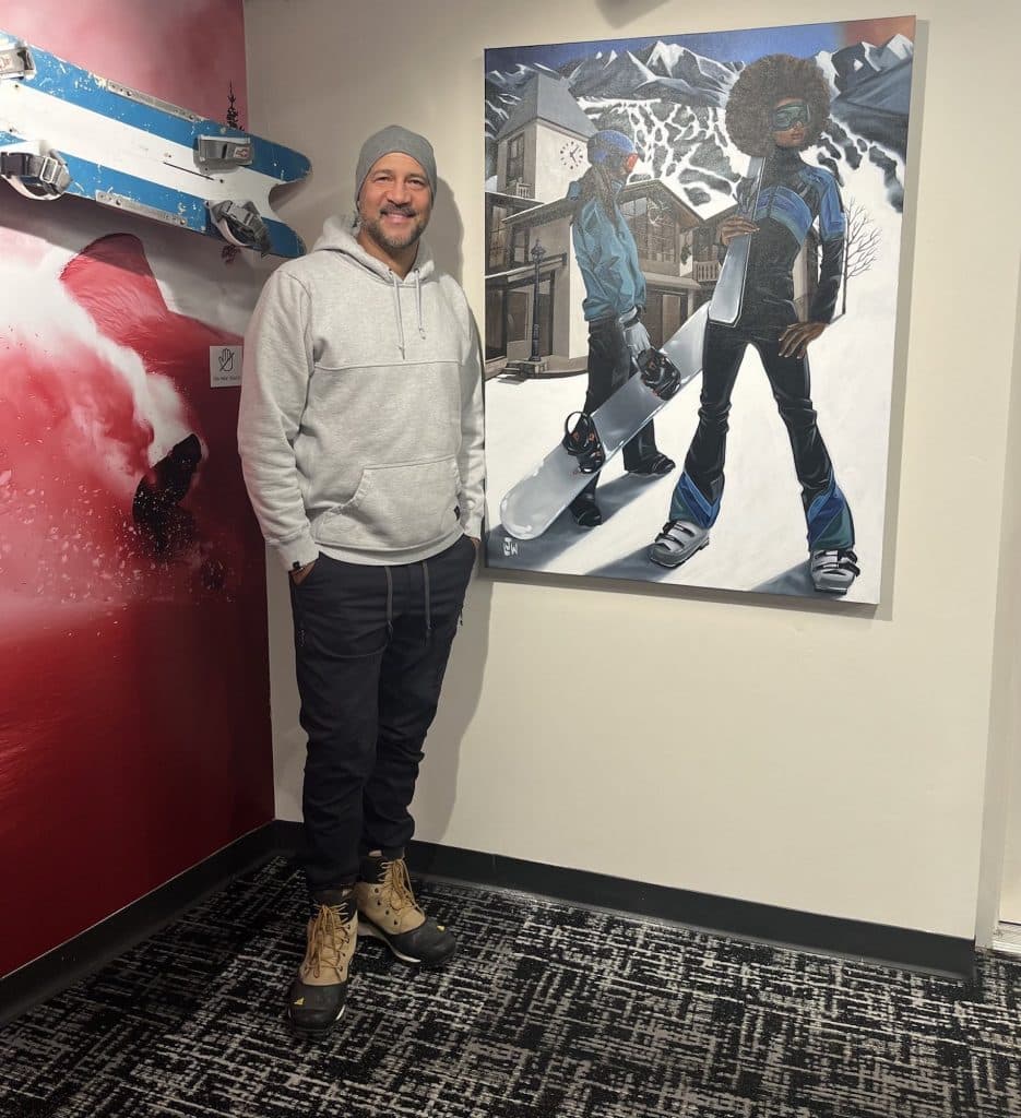 Art and Soul on the Slopes: Lamont Joseph White brings spirit of the ...