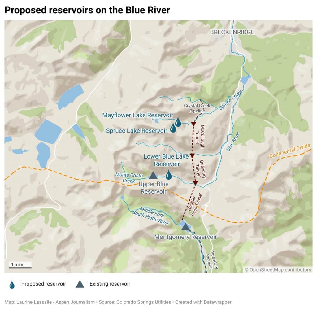 Colorado Springs seeks to keep water rights tied to dams, reservoirs ...