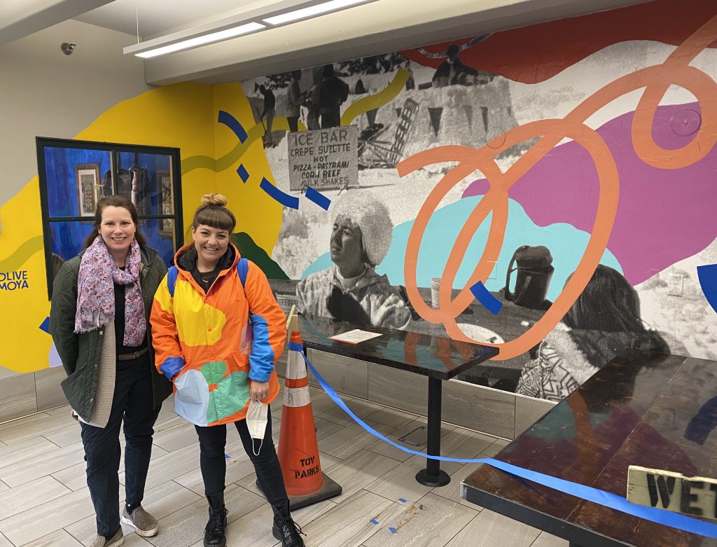 Vail Mountain Ice Bar lives again in Olive Moya mural at transportation ...