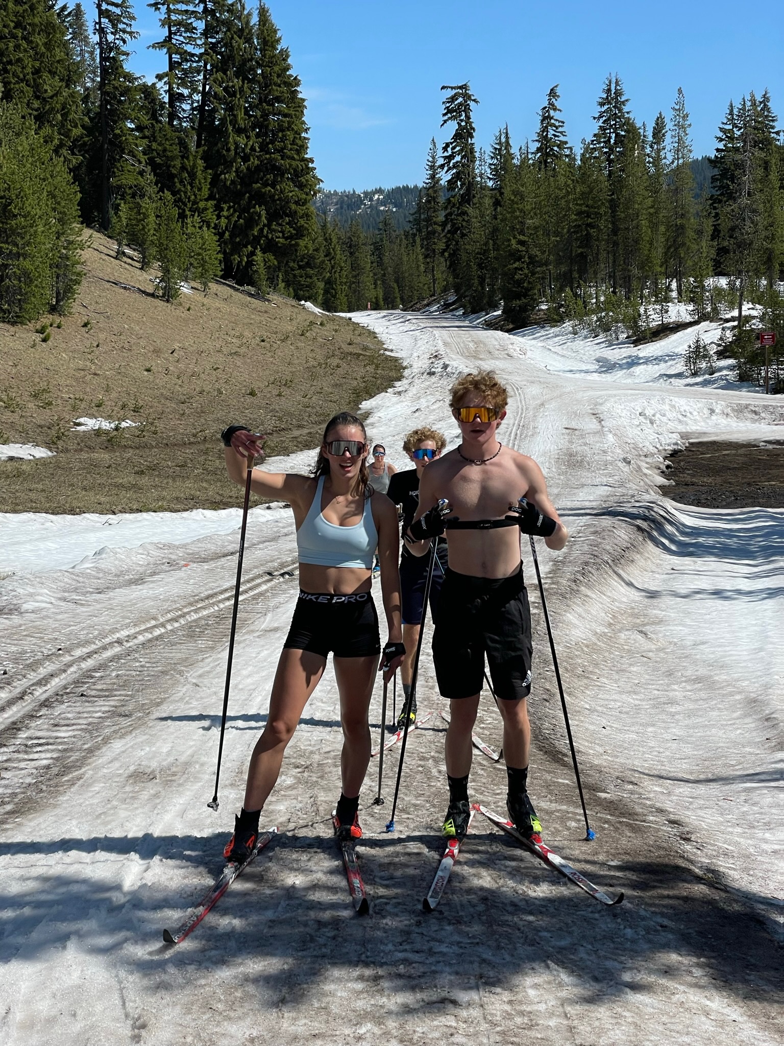 Ski and Snowboard Club Vail Nordic Skiers conduct summer on-snow camp ...