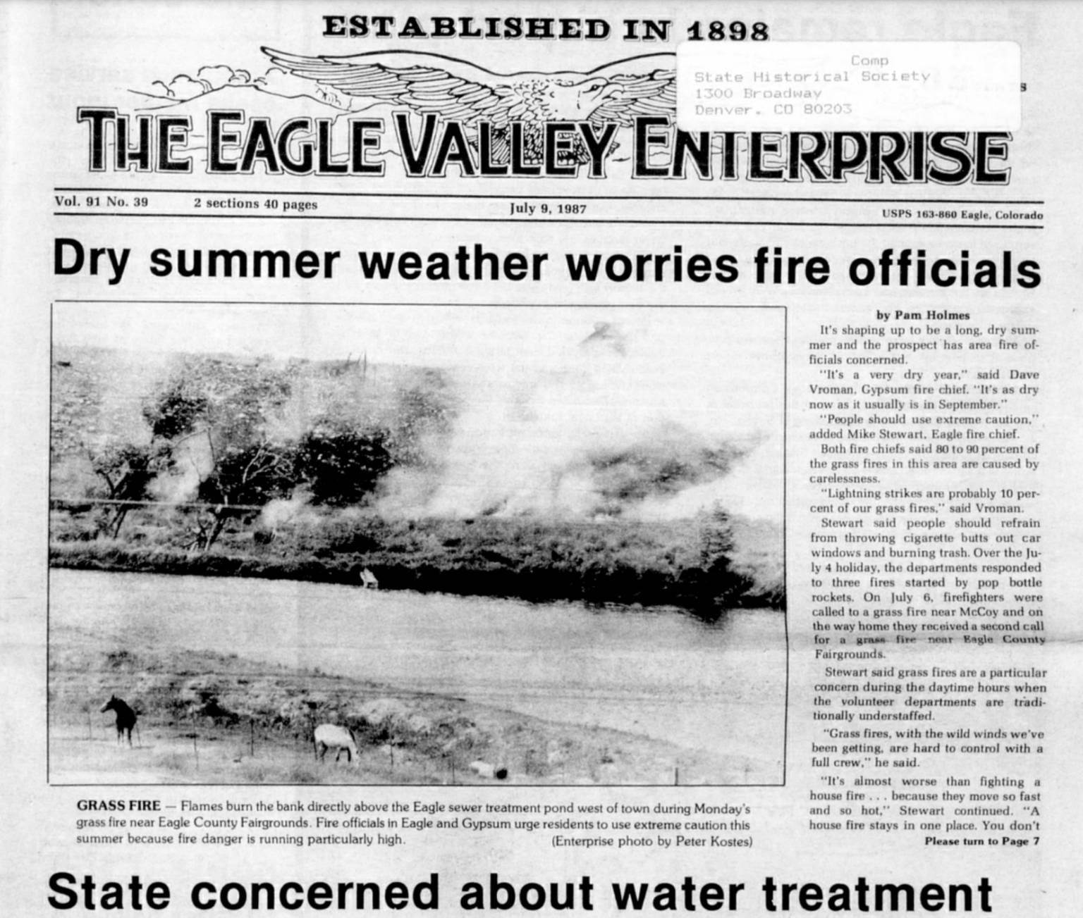 Farewell, Eagle Valley Enterprise: Eagle County’s oldest business folds ...