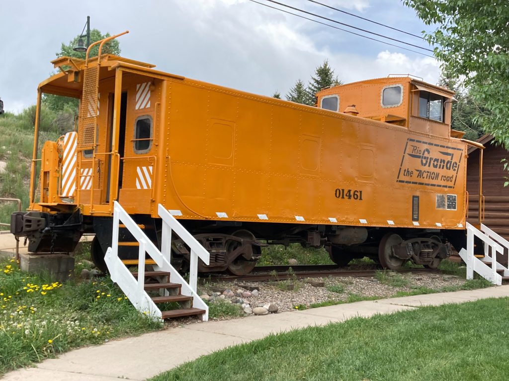 New paint for old caboose at Eagle County Historical Society Museum ...