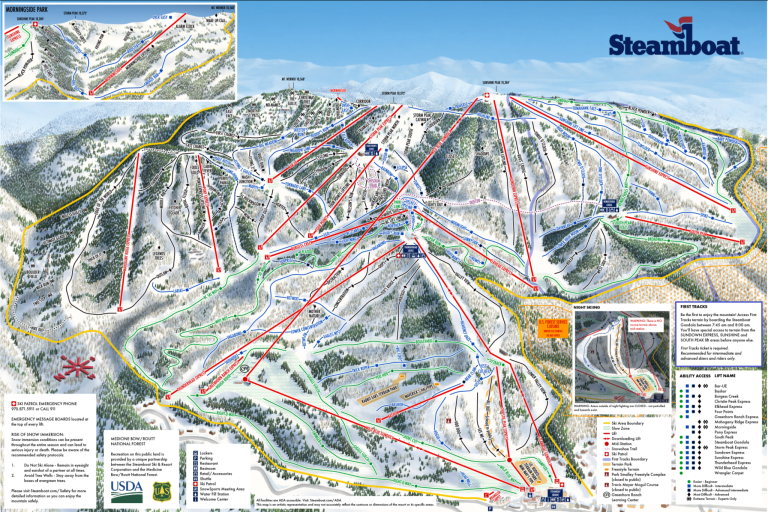 Steamboat Resort designs new trail map for 2023-24 winter season ...