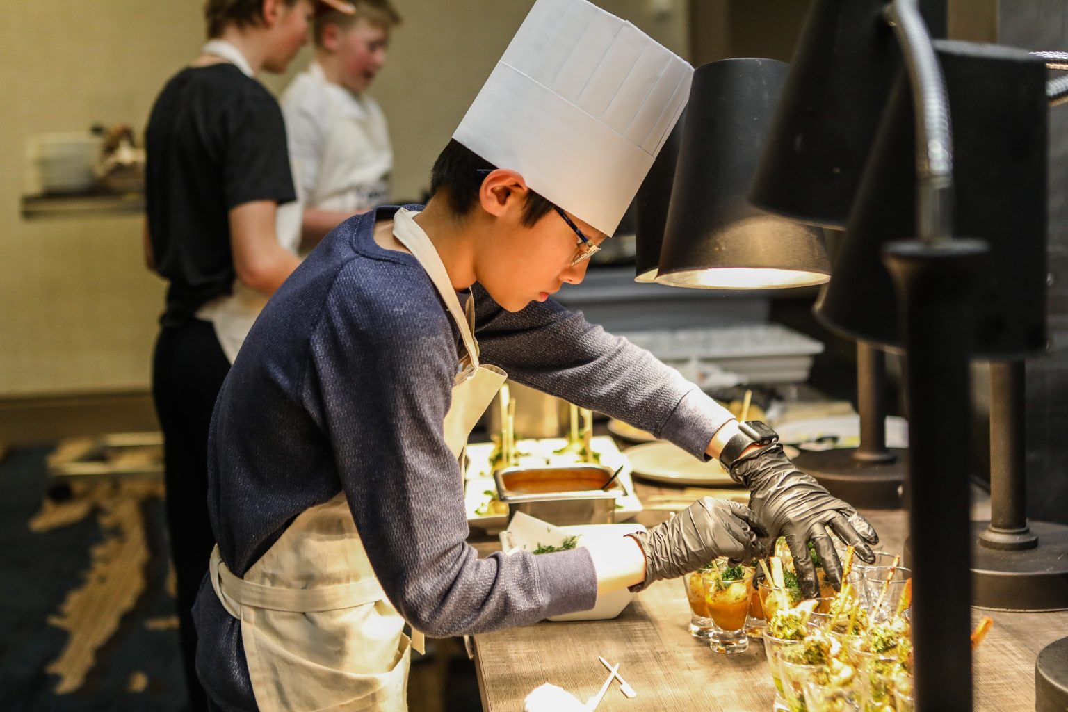 Students get schooled in the art of the meal by celebrity chef Diane ...
