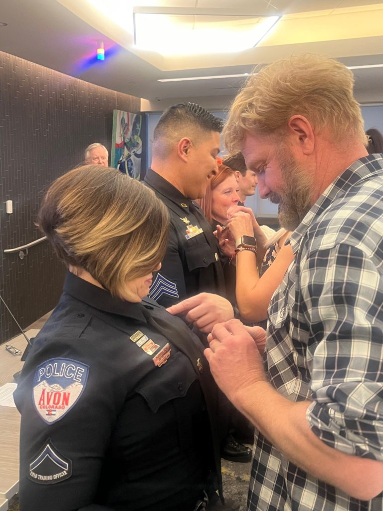 Historic promotions within the Avon Police Department this month ...