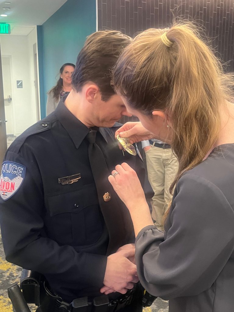 Historic promotions within the Avon Police Department this month ...