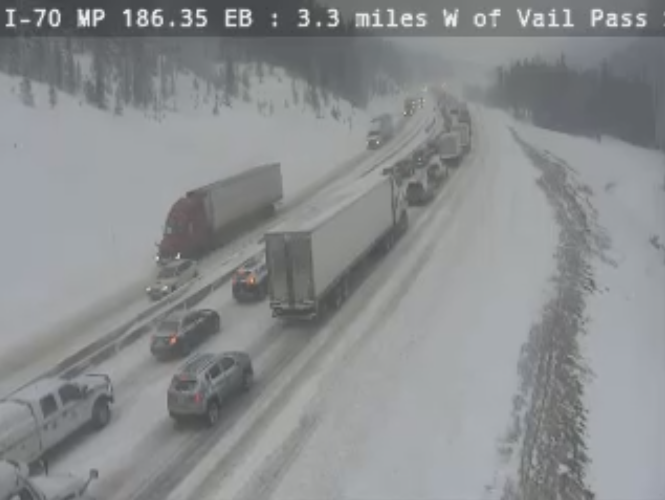 Interstate 70 closed in both directions over Vail Pass as spring snow ...
