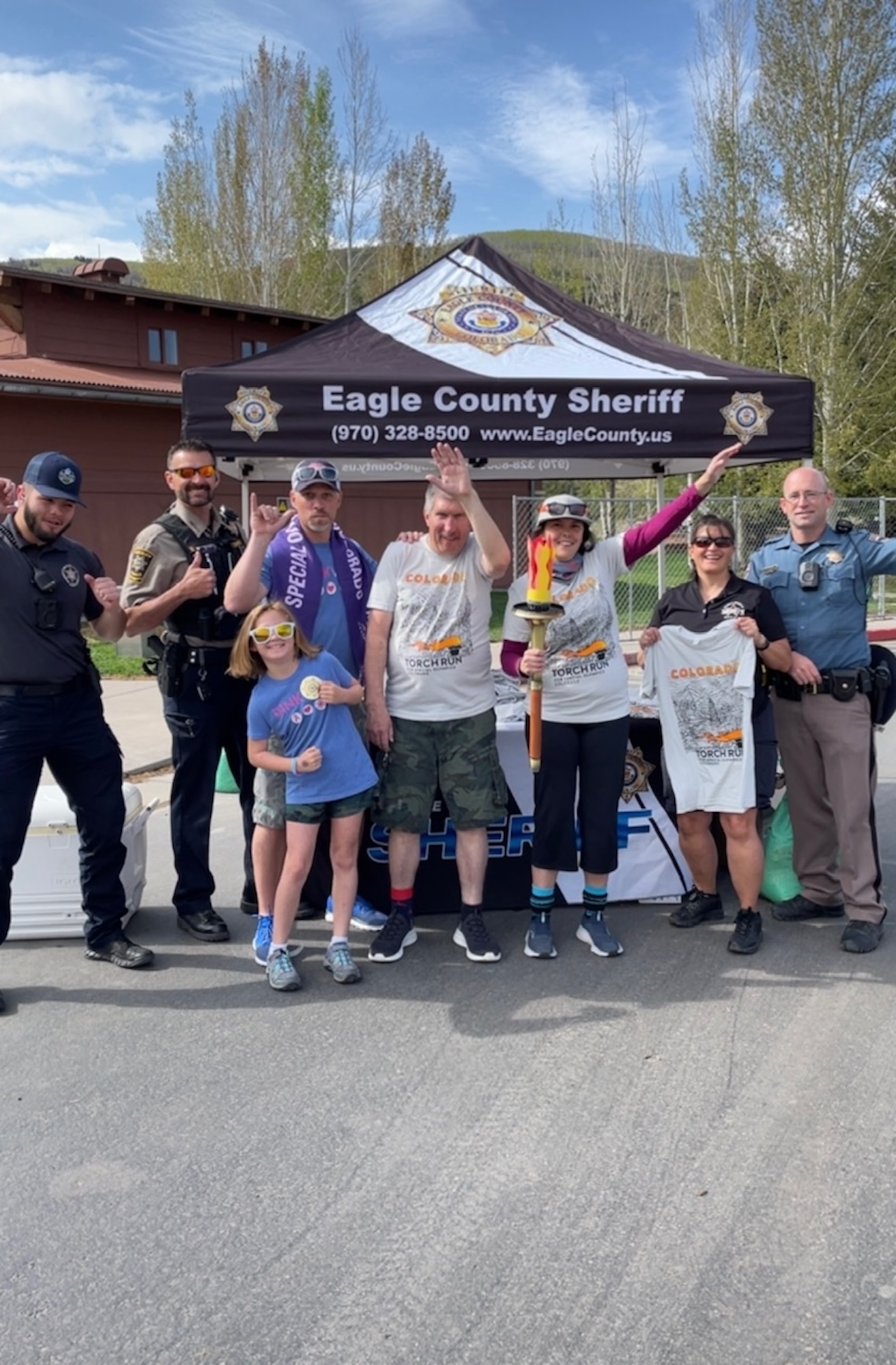 Special Olympics Colorado Torch Run at Freedom Park in Edwards adding a ...