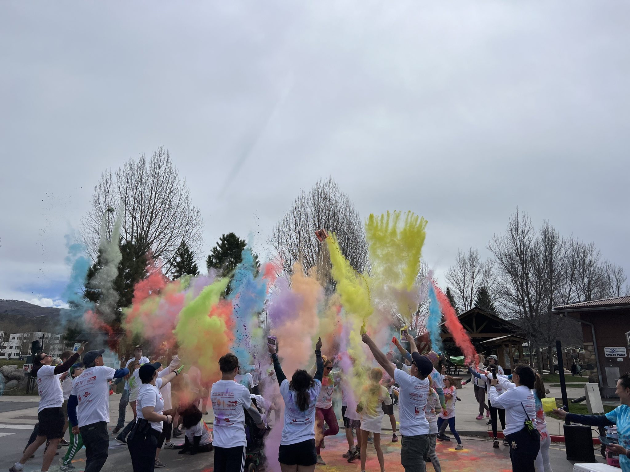 Everyone got a little colorful during Special Olympics Colorado Torch ...
