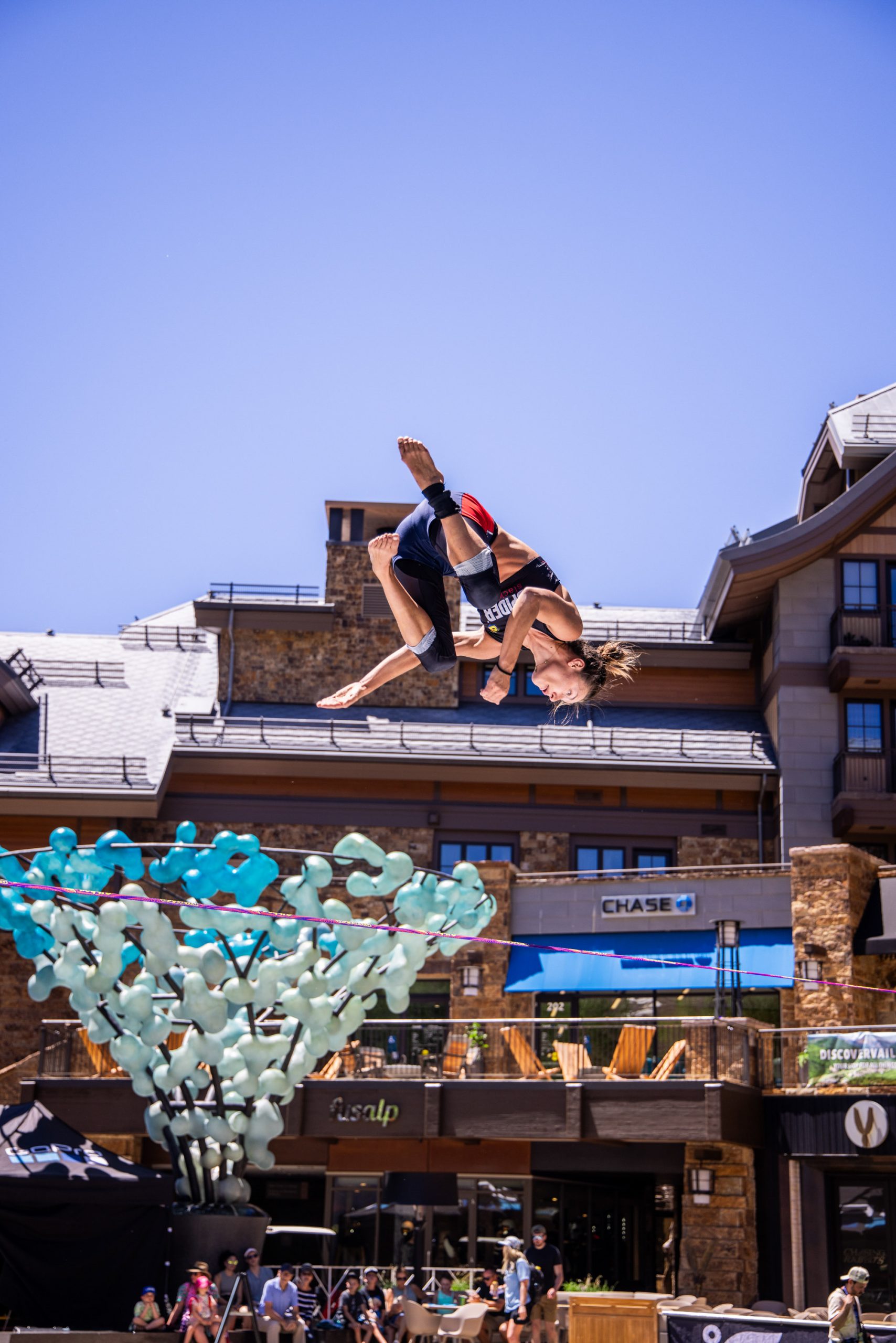 PHOTOS: Slackliners show off balance and skill at GoPro Mountain Games ...