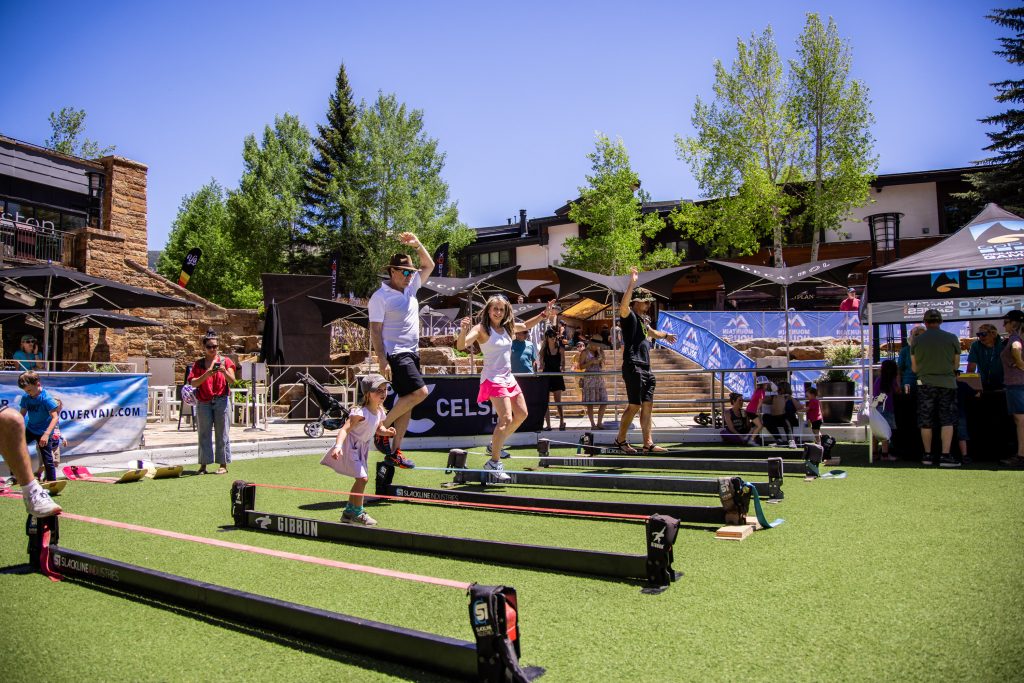 PHOTOS: Slackliners show off balance and skill at GoPro Mountain Games ...