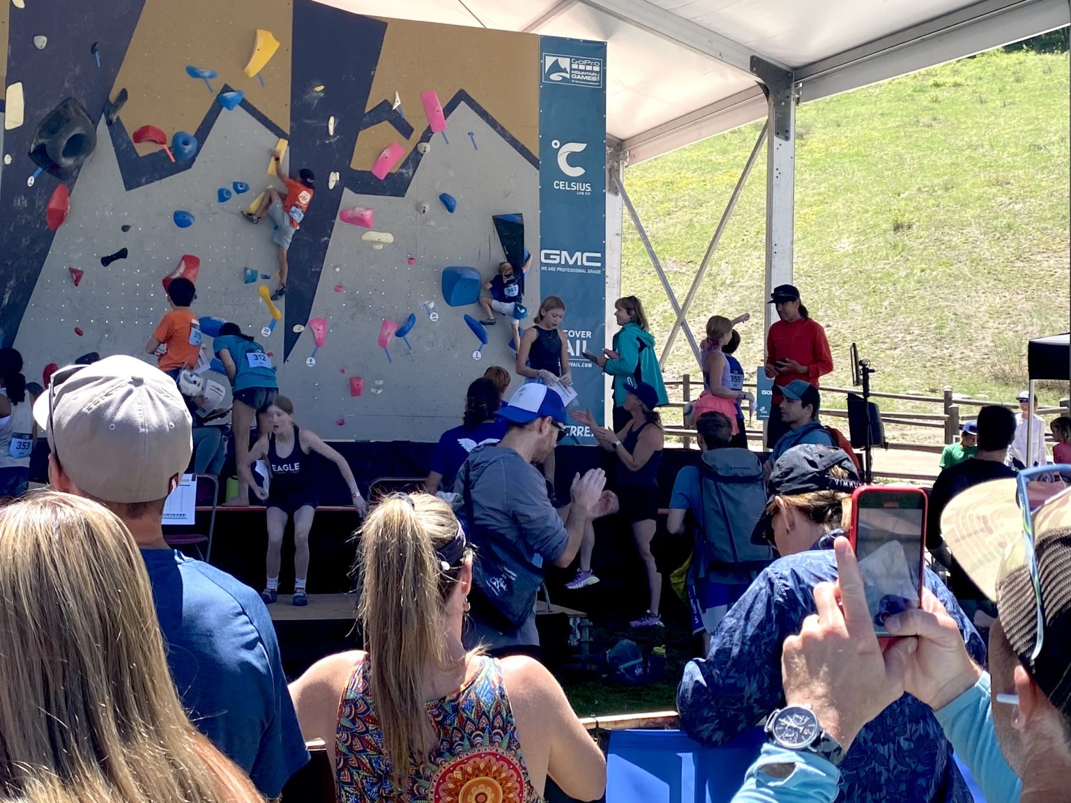 Nerves tested at GoPro Mountain Games youth bouldering competition ...