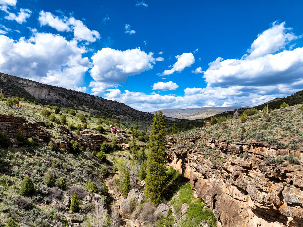 Zip-lining in the Rocky Mountains offers a thrilling, up-close ...