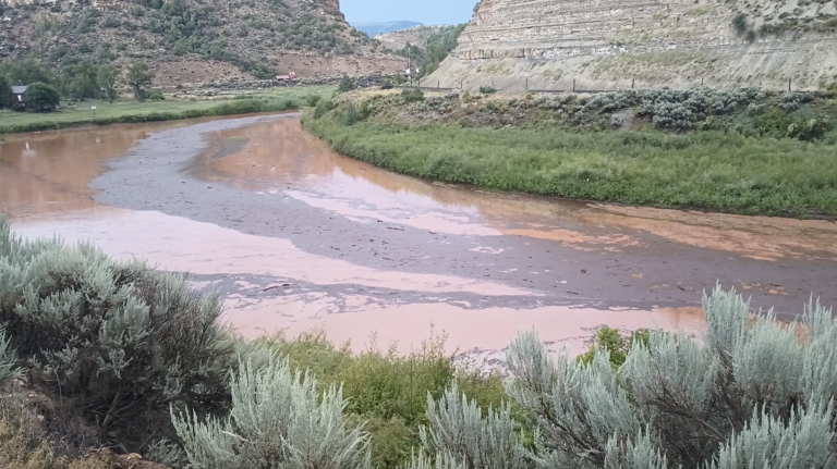 Mudslides on Colorado River Road turn the river red | VailDaily.com