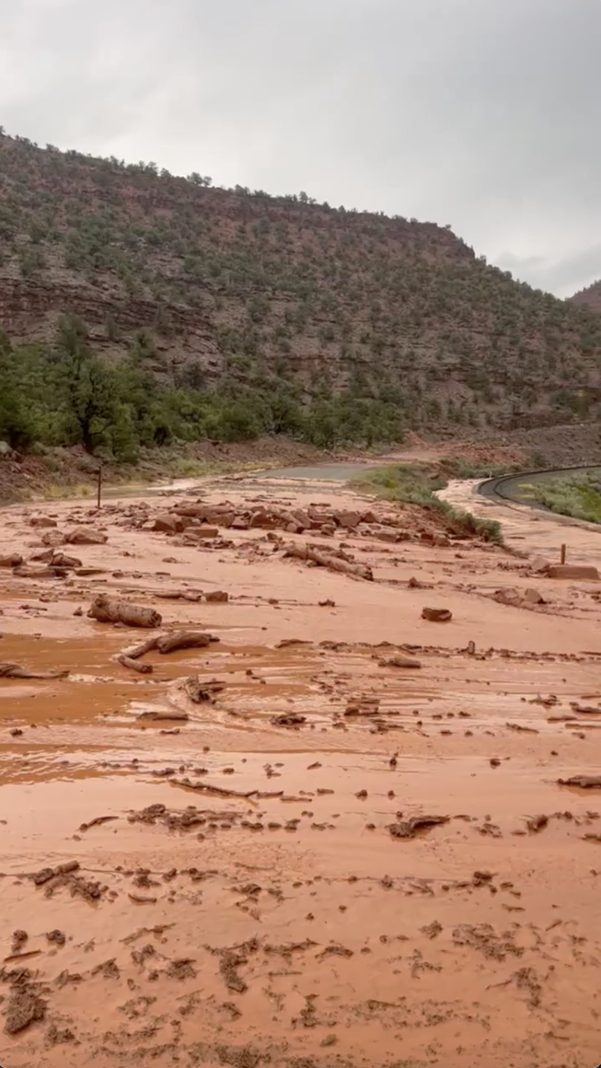 Mudslides on Colorado River Road turn the river red | VailDaily.com