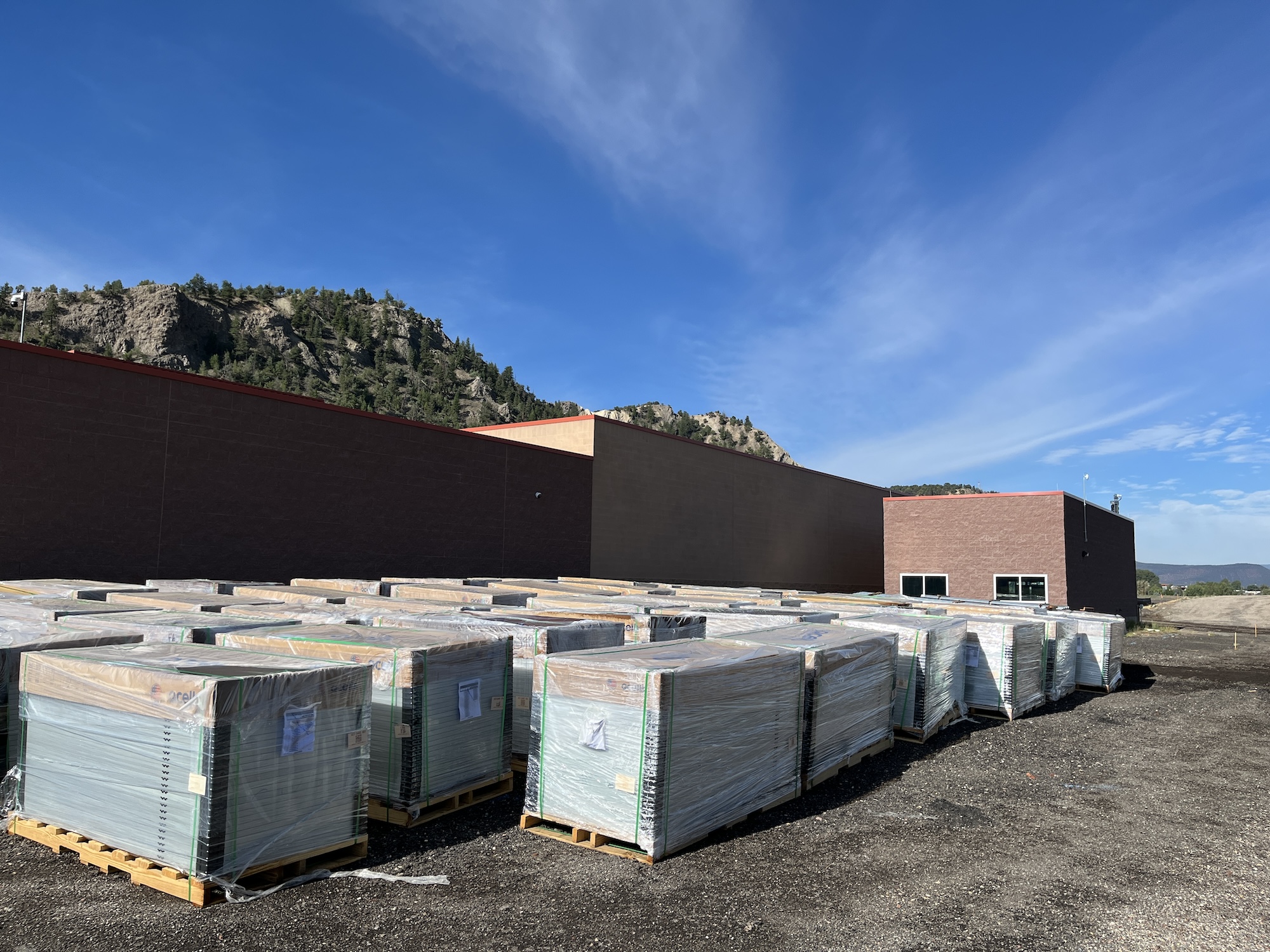 Work underway on Eagle’s new solar array at wastewater treatment ...