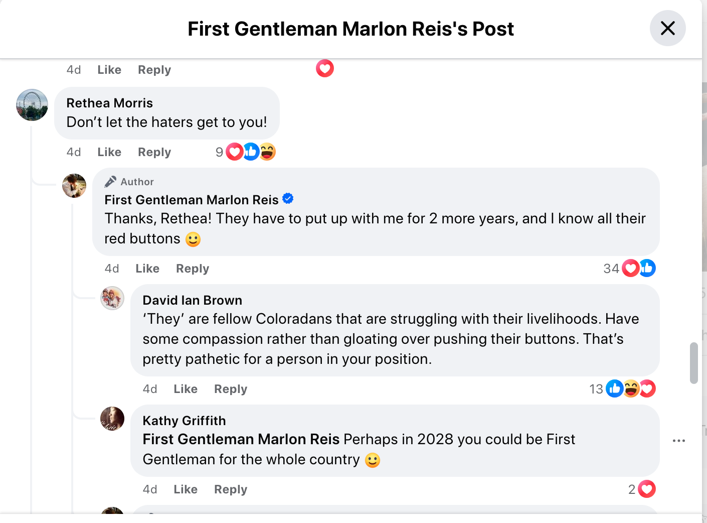 Colorado’s first gentleman calls for ‘teamwork’ in return to social ...