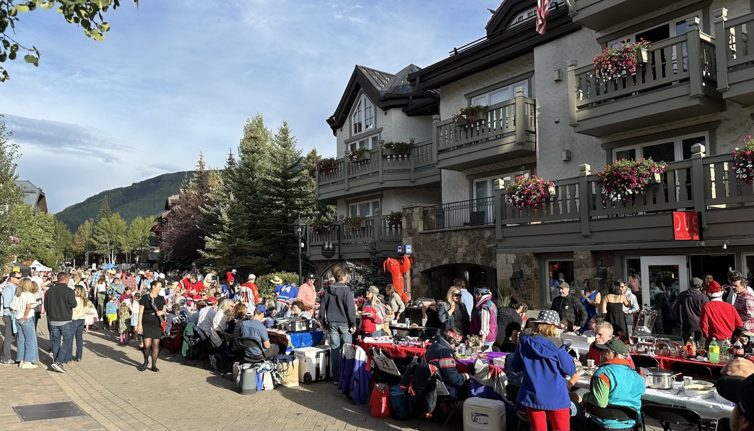 Vail Social Community Potluck brings out crowds and costumes ...