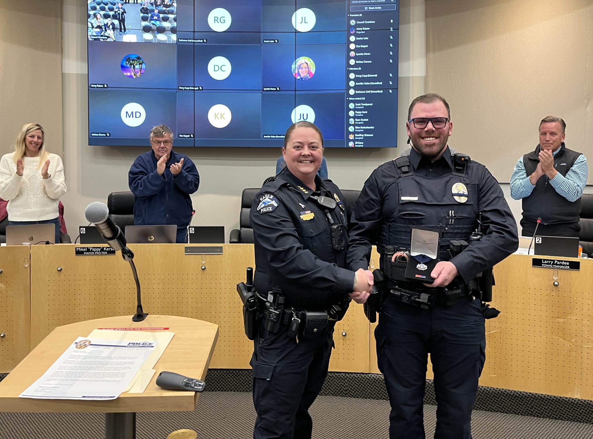 Eagle police officer recognized for life-saving efforts, again ...