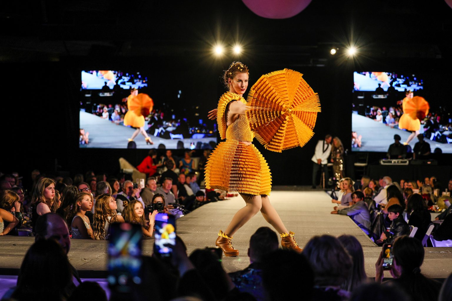 PHOTOS: Project Funway fundraiser to support educators and students packs Dobson Arena in Vail ...