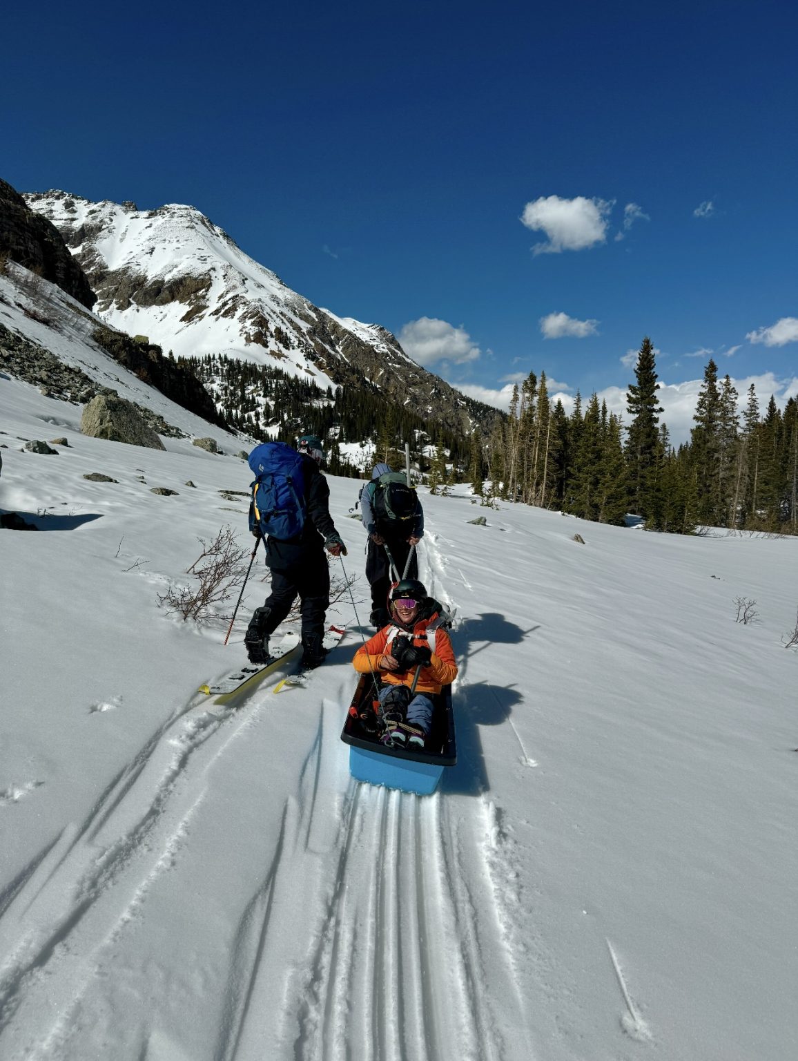 Injured skier has ‘incredible’ self-rescue below Castle Peak ...