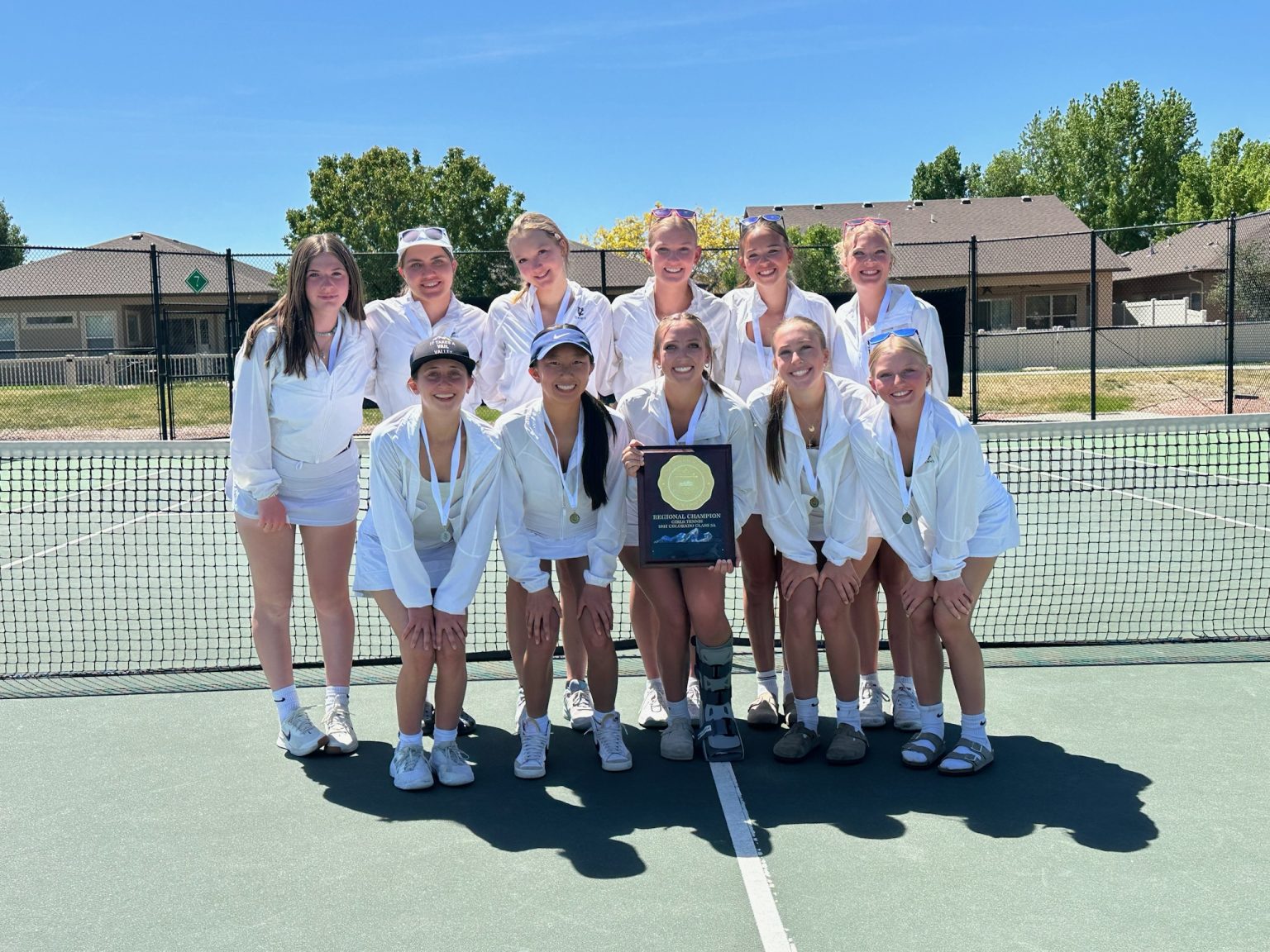 Vail Christian girls tennis sweeps regional tournament for fourth ...