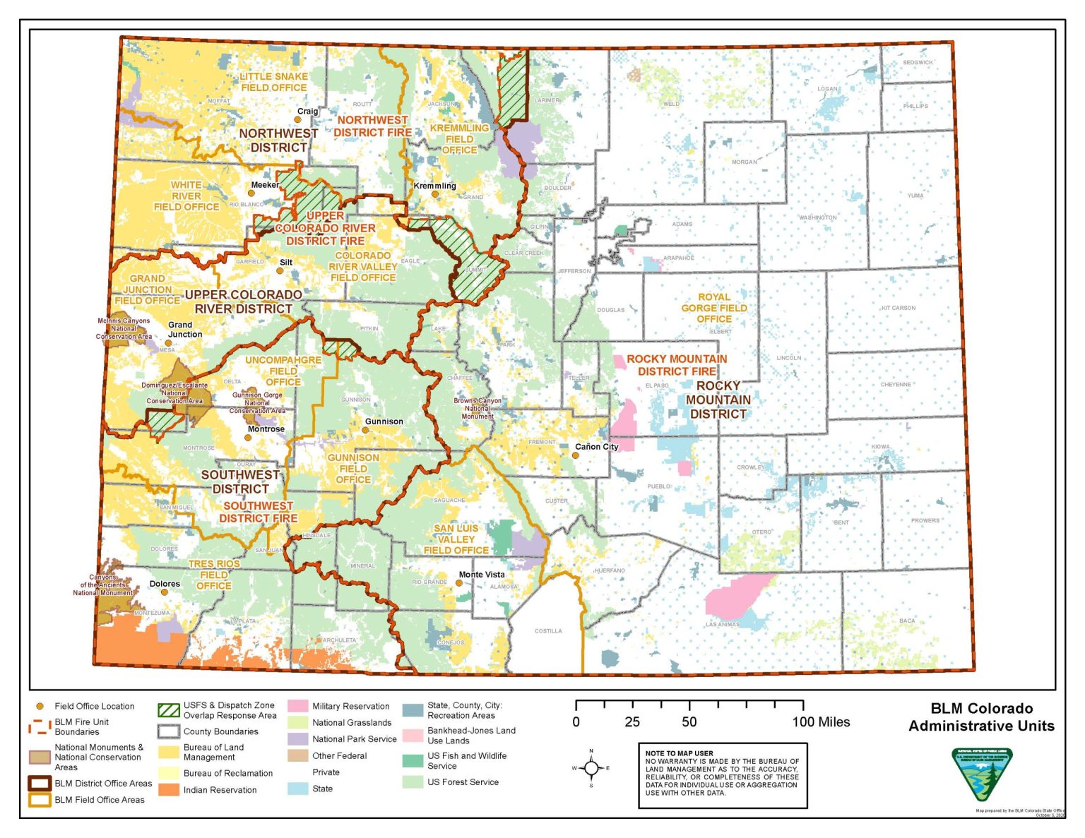 Public land sales and repeals of Colorado resource management plans ...