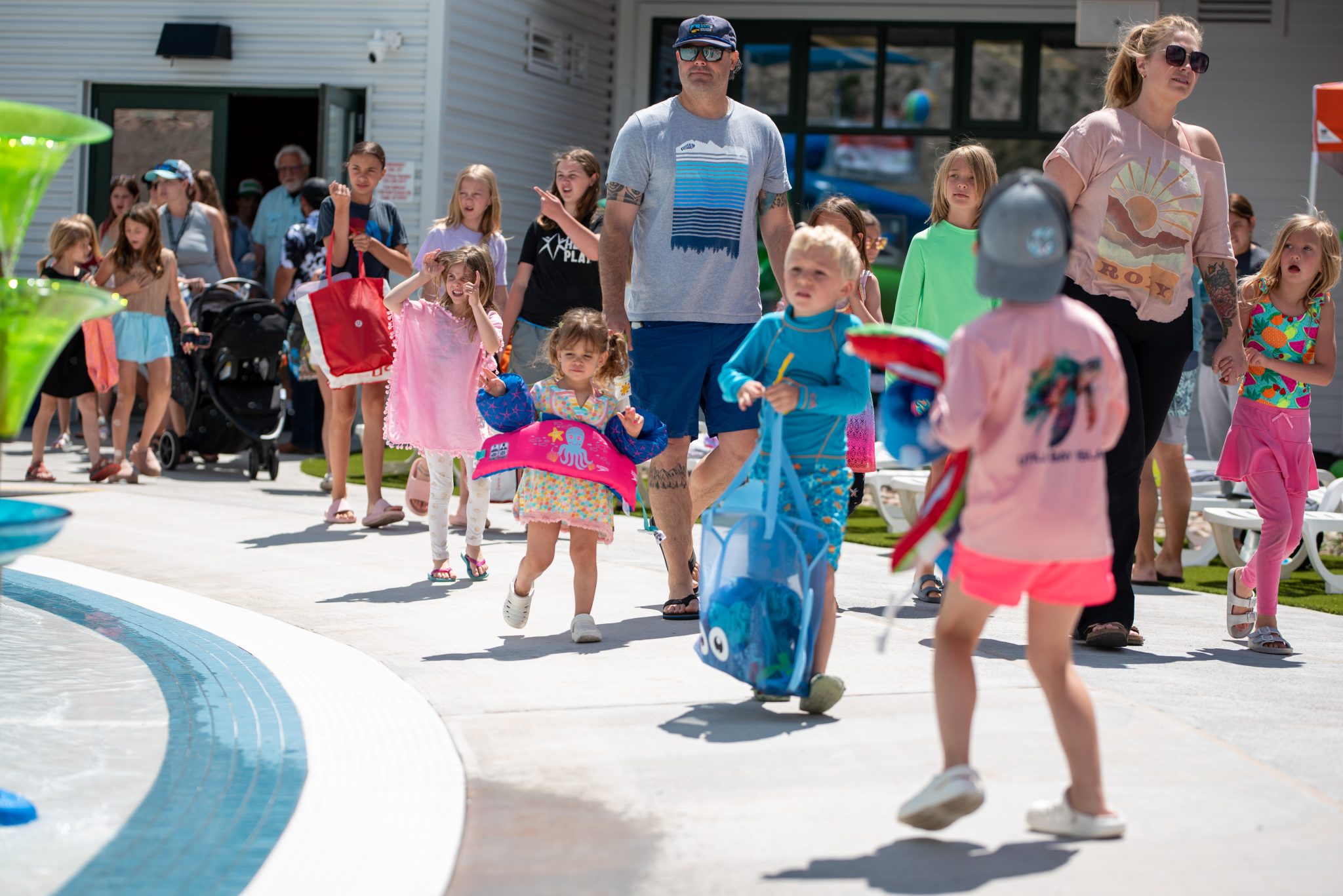 New Eagle Pool makes a big splash with residents at grand opening ...