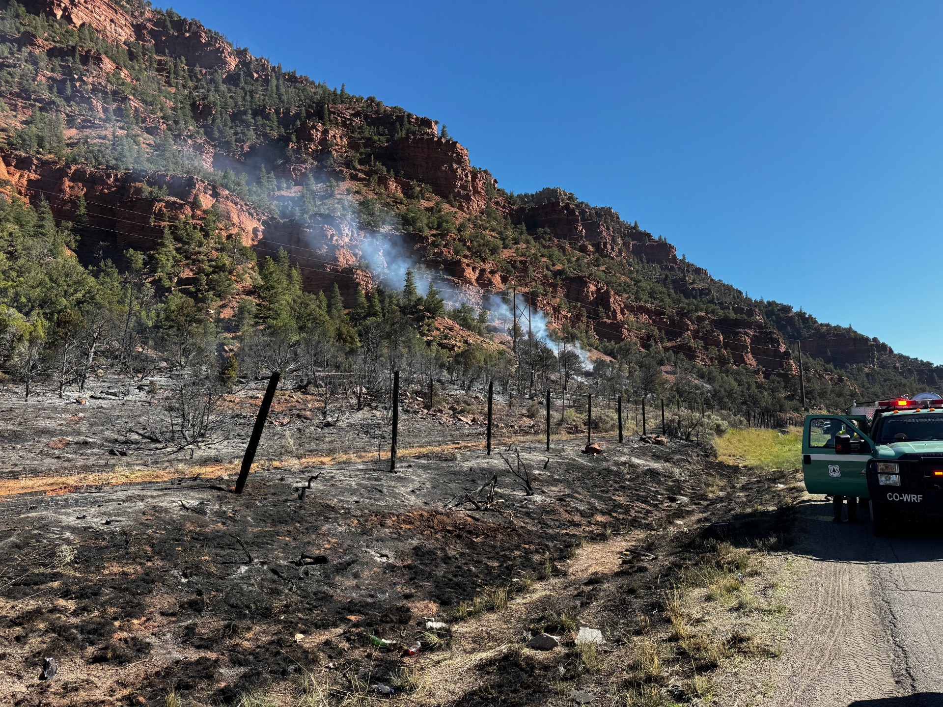 Crews expect to have full control of Red Canyon Fire Thursday evening ...