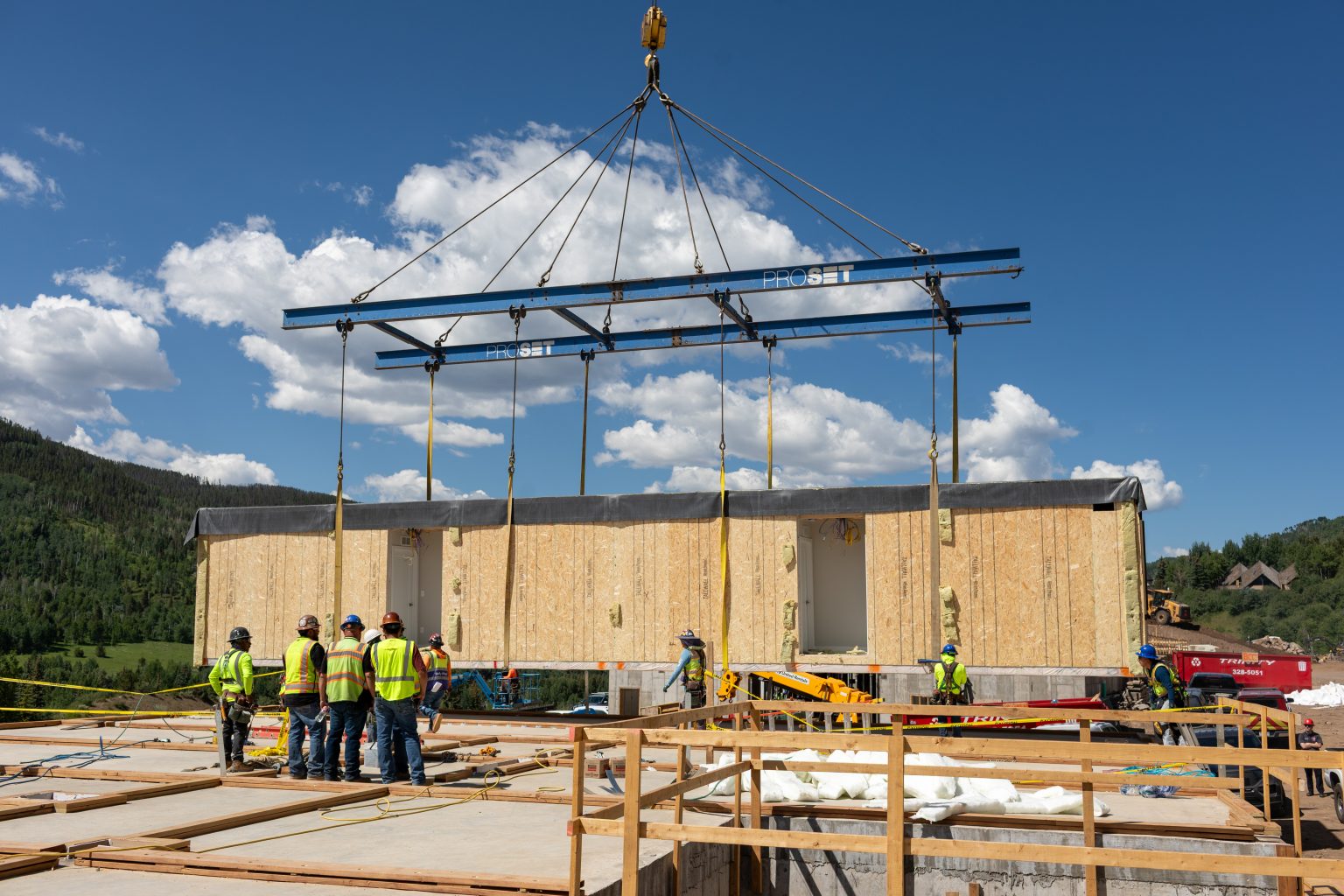 First modulars fit into place at Vail’s Timber Ridge Village ...