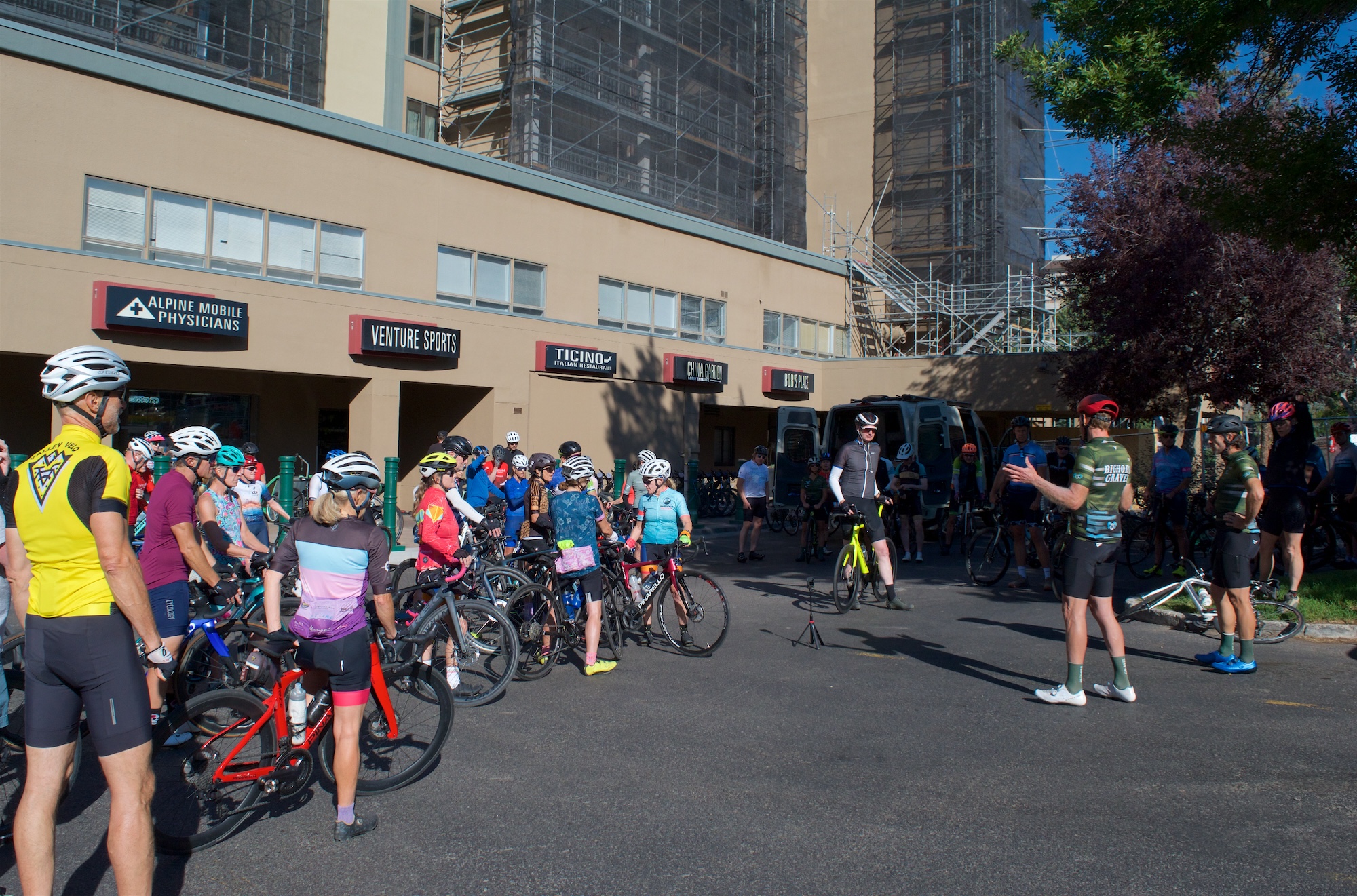 Bikers get a glimpse of new Bighorn Road route during recon ride ...