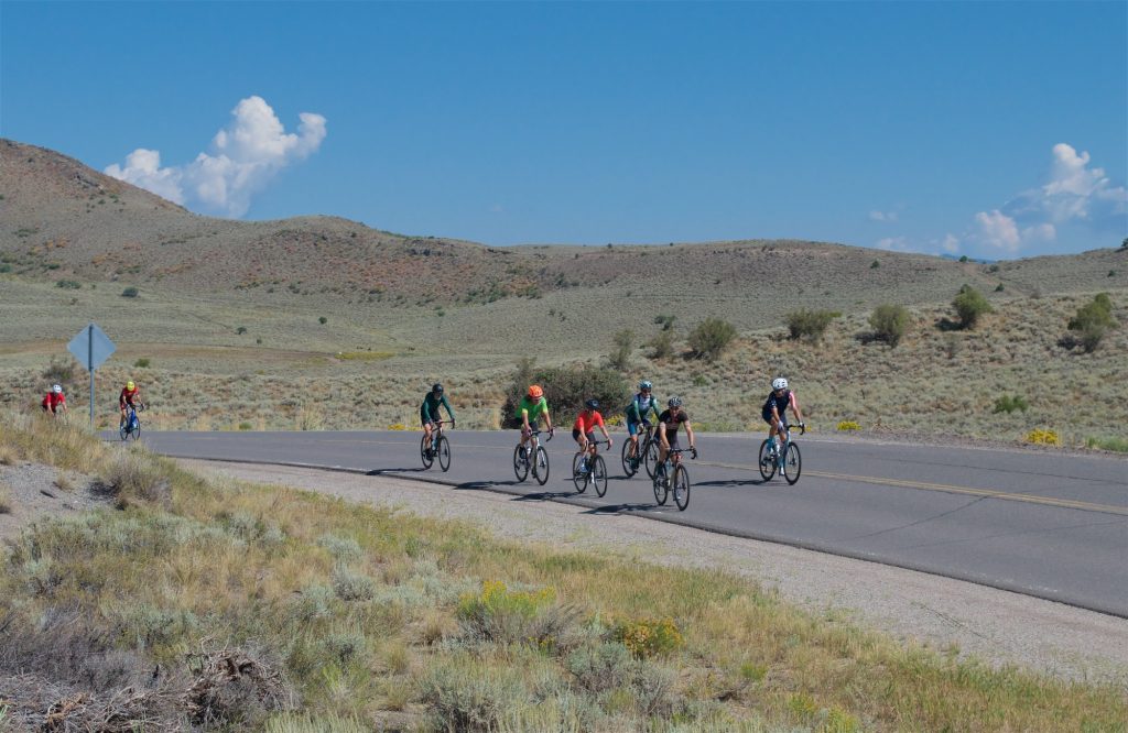 Bikers get a glimpse of new Bighorn Road route during recon ride ...