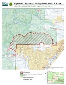 Road and public land closures reduced around Derby Fire as containment ...