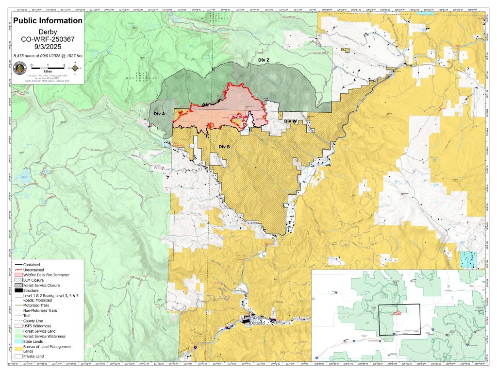 Derby Fire in Eagle County now 41% contained | VailDaily.com