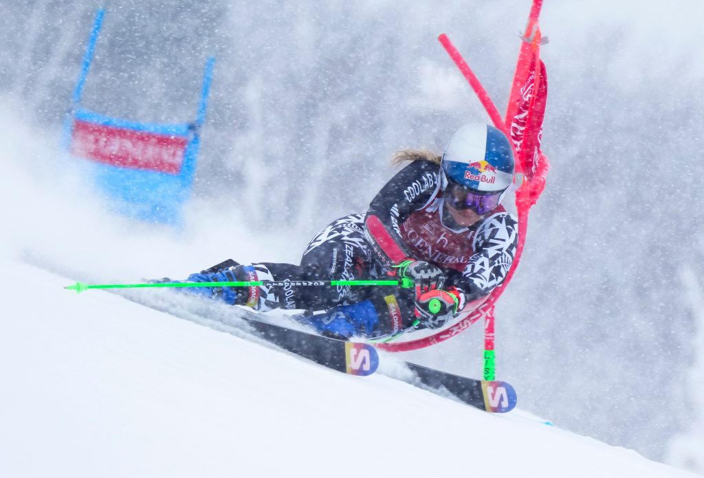 Mikaela Shiffrin slides off podium in second GS run at Mont Tremblant ...