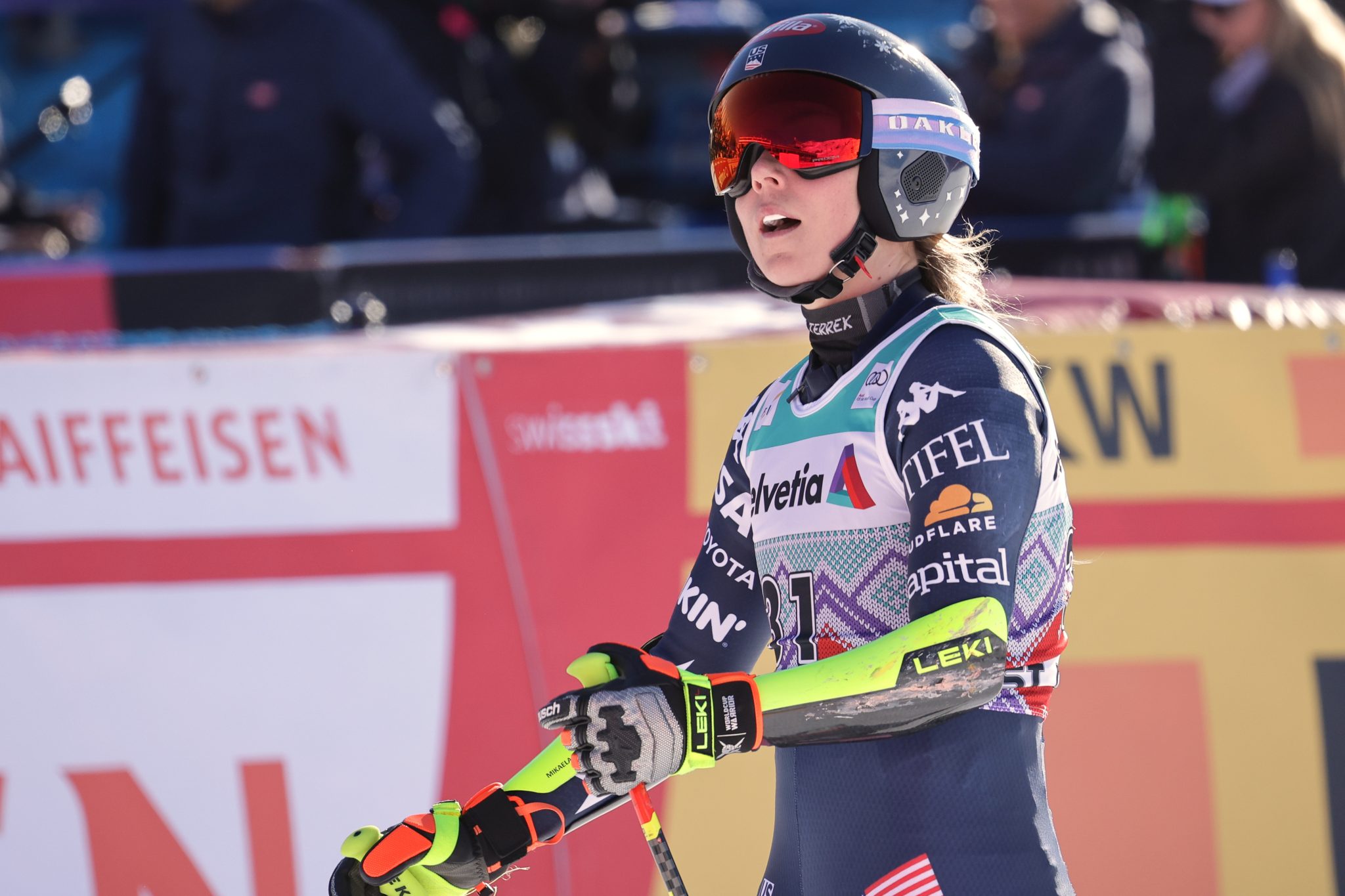 Lindsey Vonn leads Americans in fourth at St. Moritz super-G as Mikaela ...