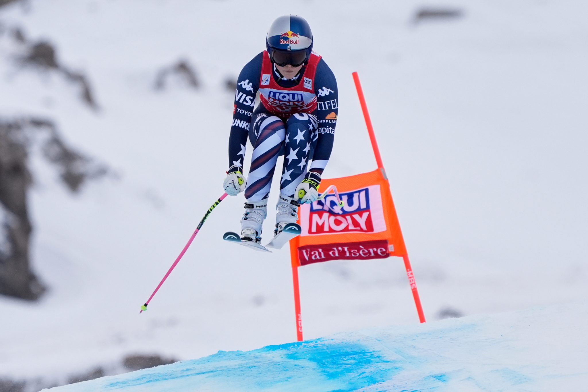 Lindsey Vonn secures third-straight World Cup downhill podium in Val d ...
