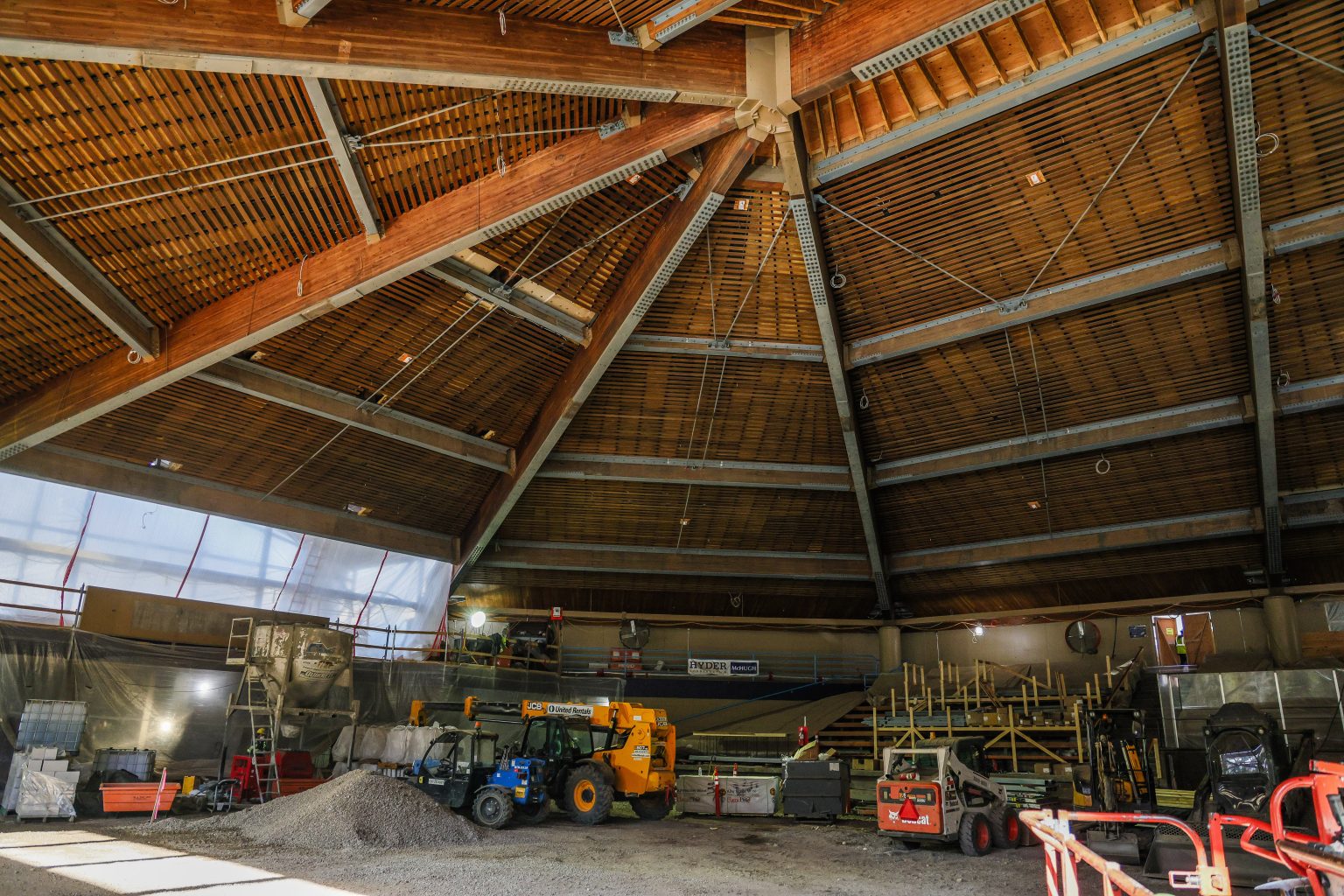 Topping off Dobson: $55.4 million renovation on track for next winter ...