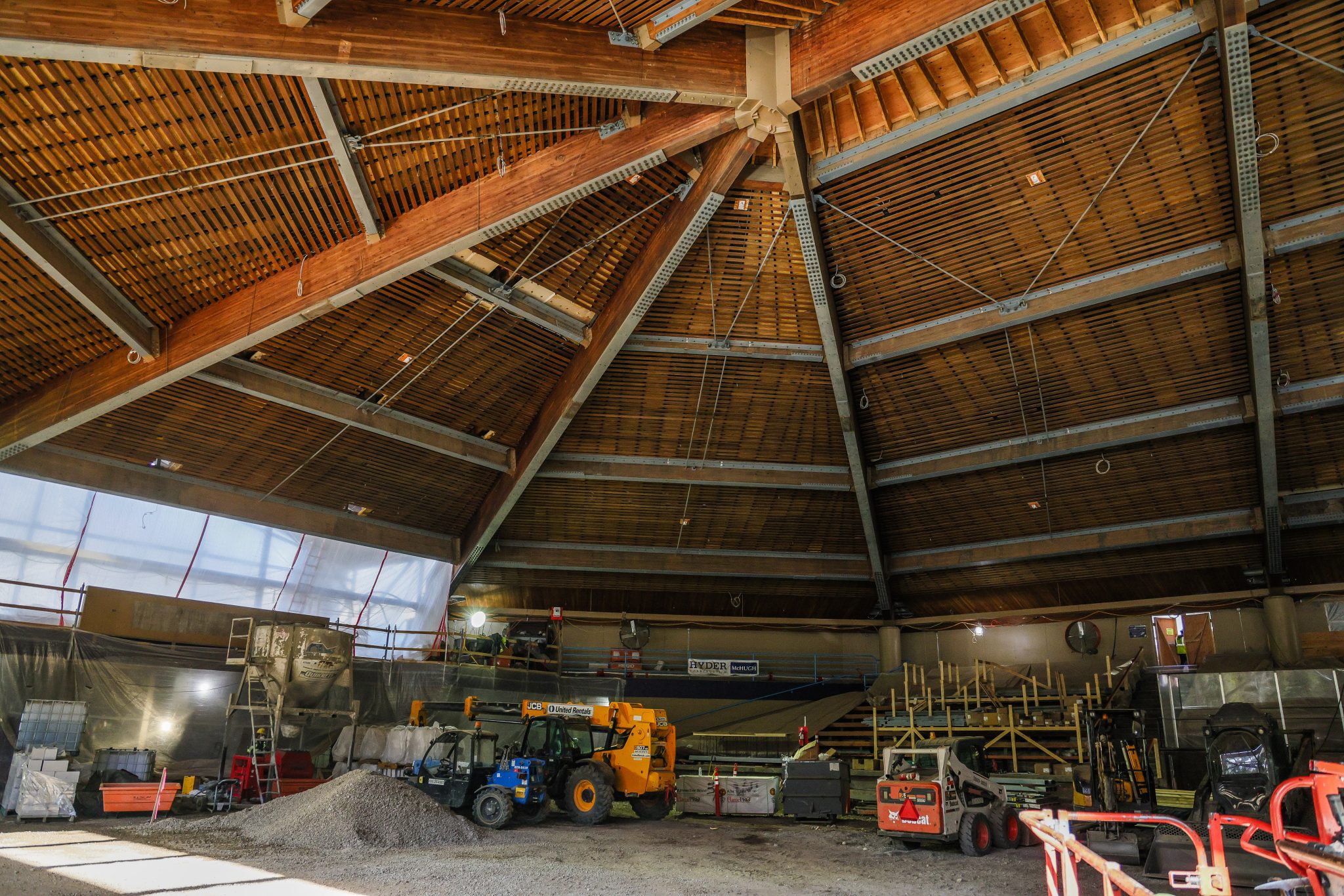 Topping off Dobson: $55.4 million renovation on track for next winter ...
