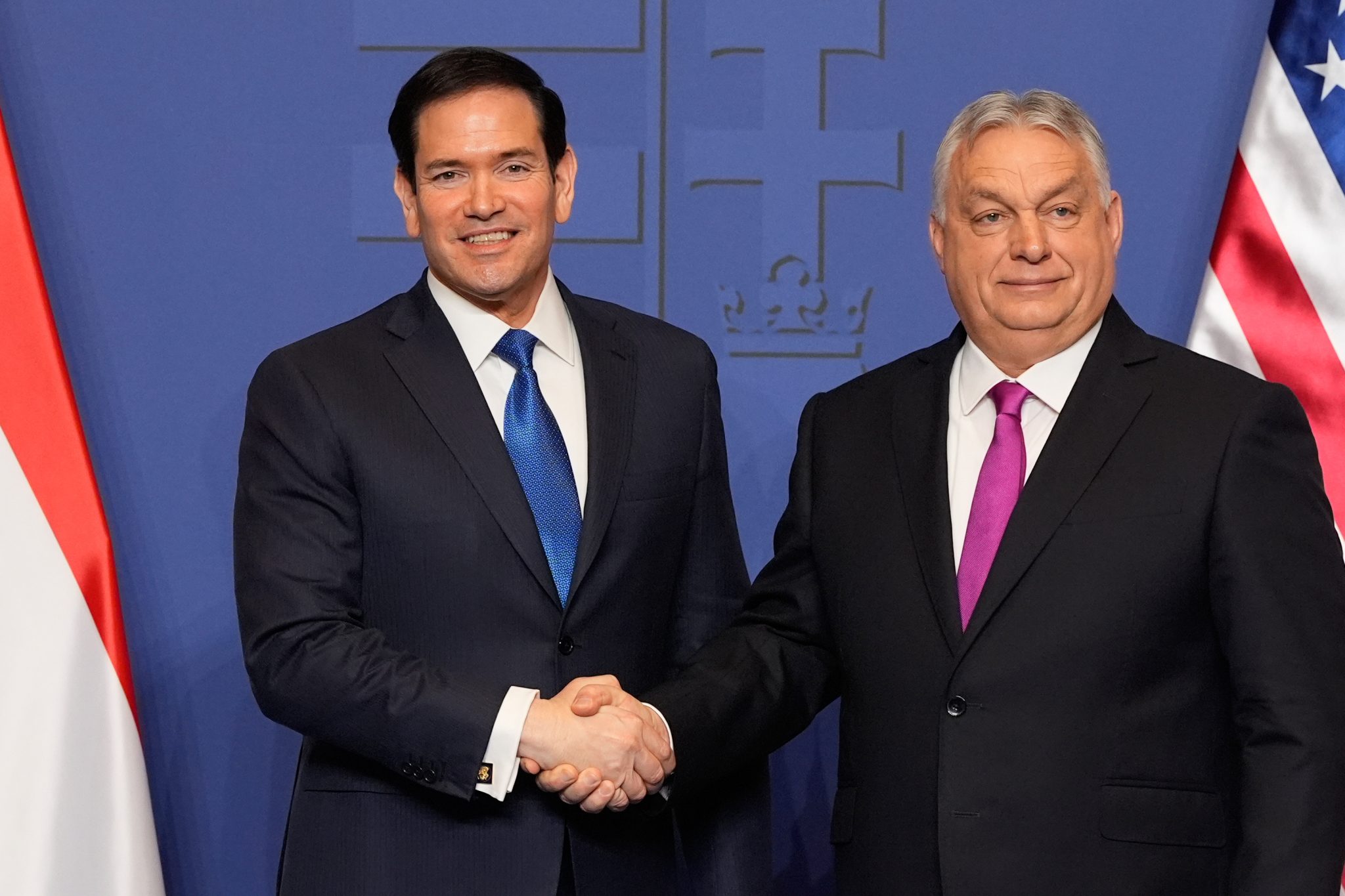 Rubio plugs Orbán’s bid for another term after April elections during a ...