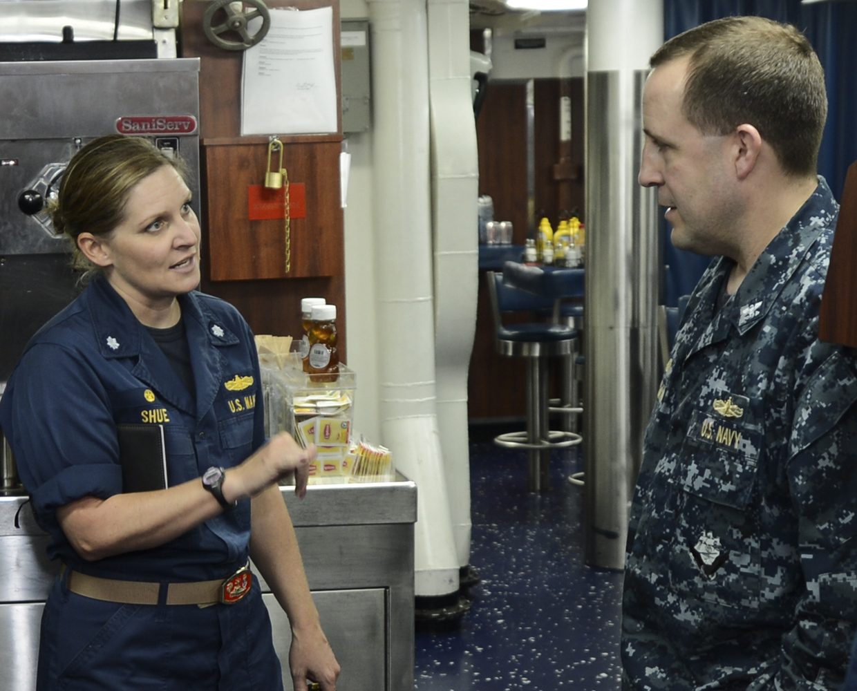 Navy Cmdr. Nicole Shue brings guided missile destroyer USS Higgins back ...