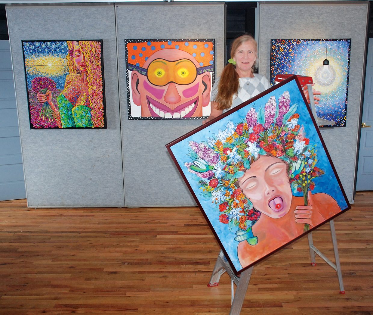 Carol Jean’s paintings at Depot give entry point to viewers ...