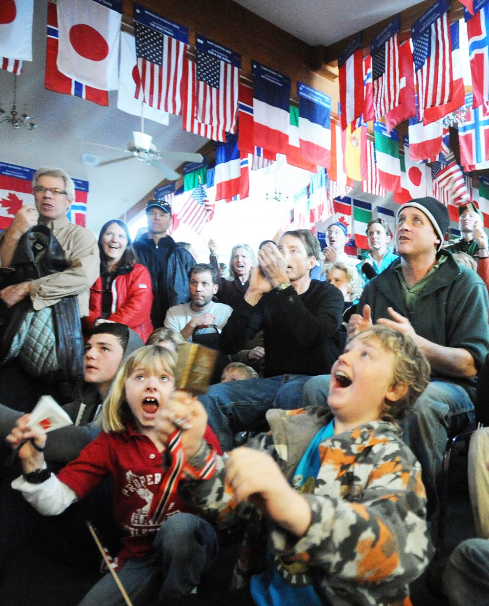 Crowds at Gondola Square, Olympian Hall cheer on Nordic team ...