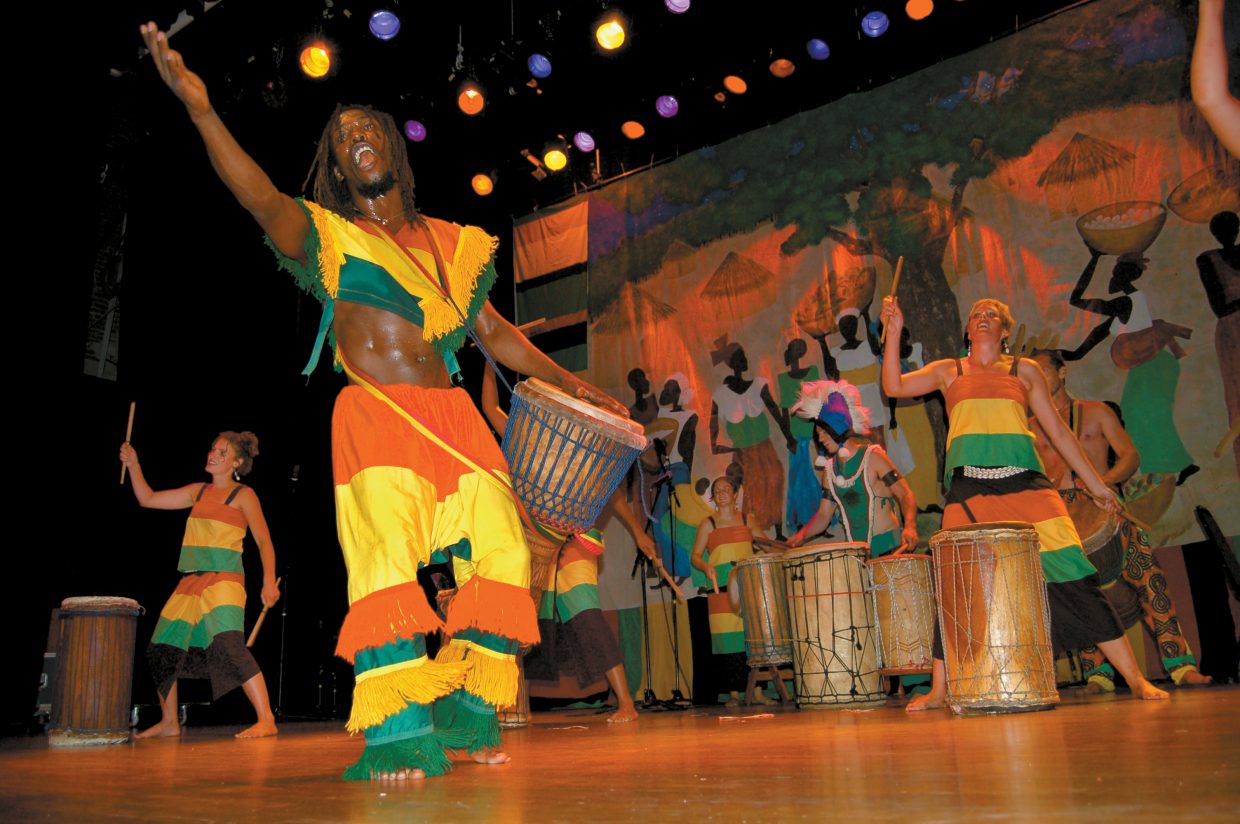 African drum performance troupe in town for classes, shows ...