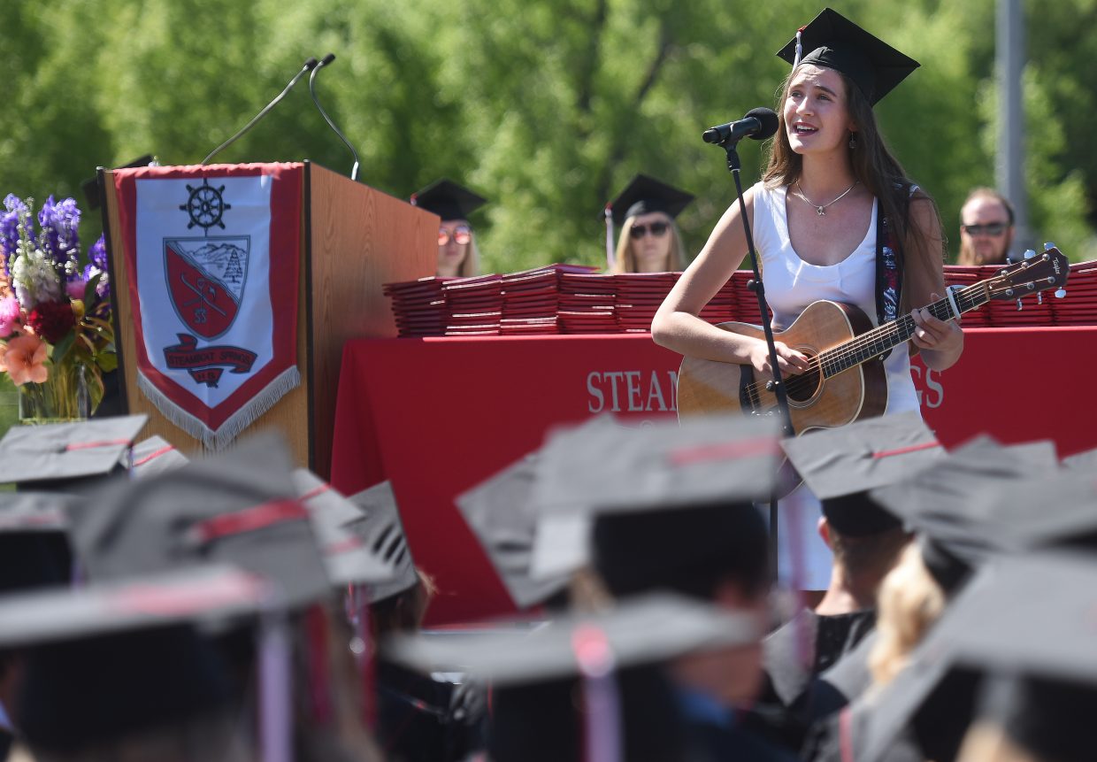 Peace and out!: 2017 Steamboat Springs High School graduation photo ...