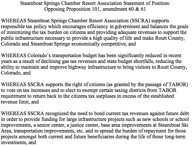 Chamber Position | SteamboatToday.com