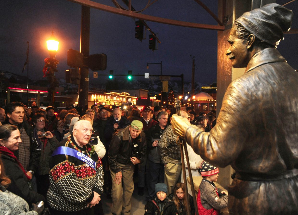 Carl Howelsen statue unveiled downtown | SteamboatToday.com